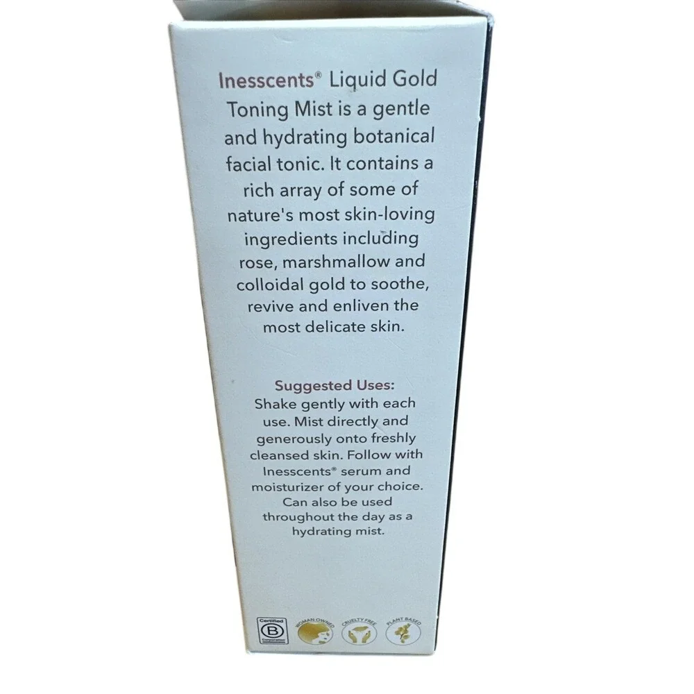 Inesscents | Skincare | Inesscents Liquid Gold Toning Mist Rose 4 Fl Oz ...